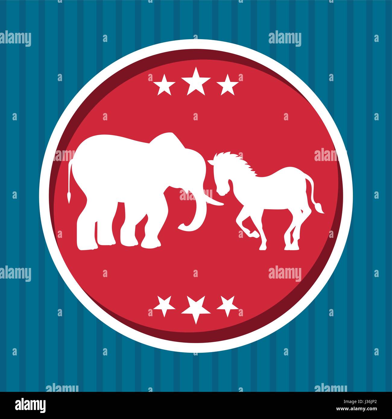 US presidential voting concept Stock Vector Image & Art - Alamy