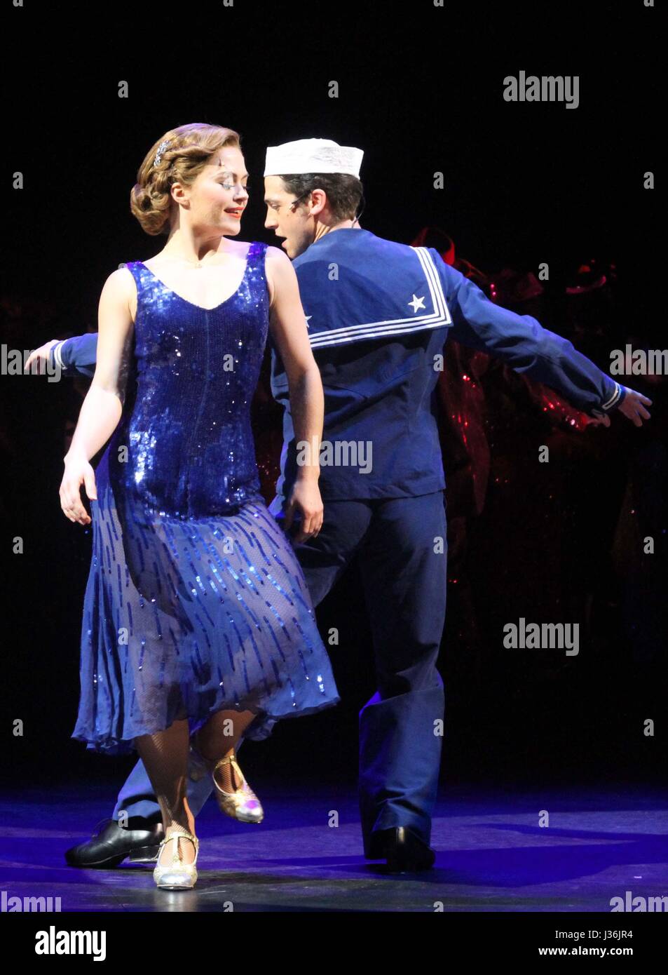 Clare Halse as Peggy Sawyer and Stuart Neal as Billy Lawler in a new ...