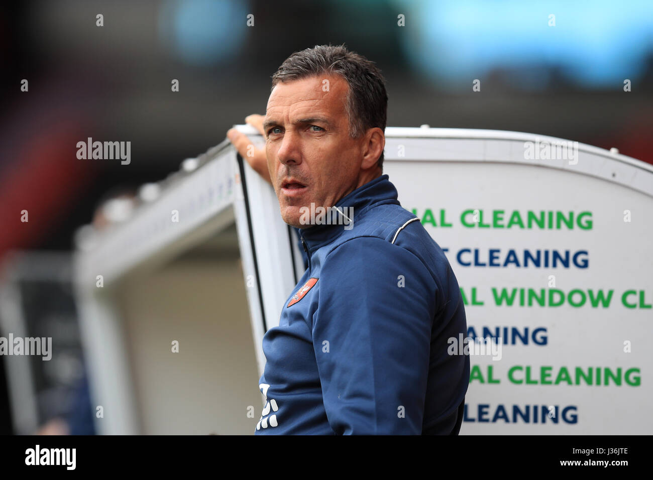 First-team coach Andy Tillson, Exeter City Stock Photo - Alamy