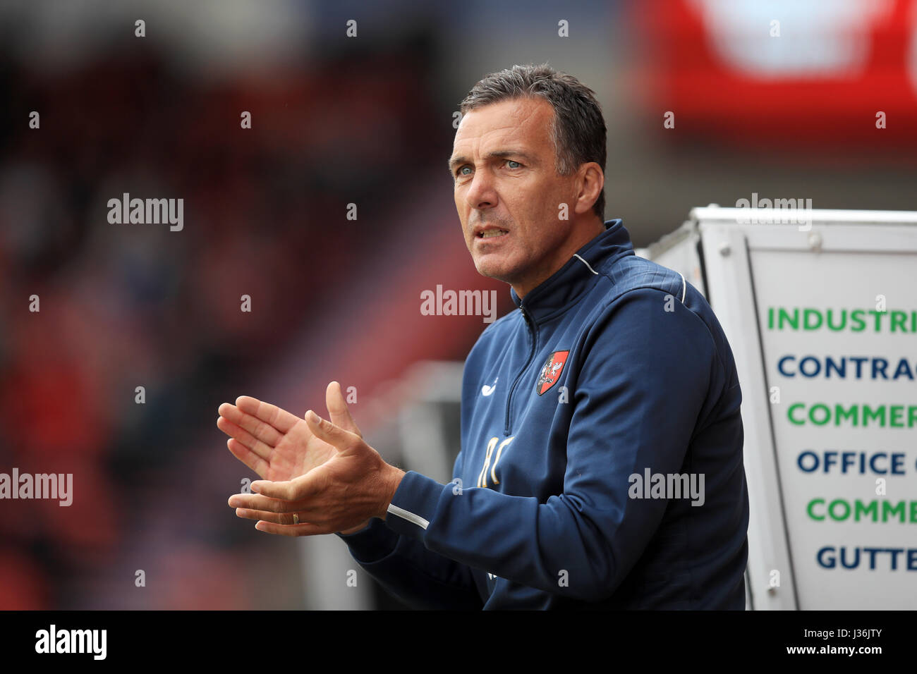 First-team coach Andy Tillson, Exeter City Stock Photo - Alamy