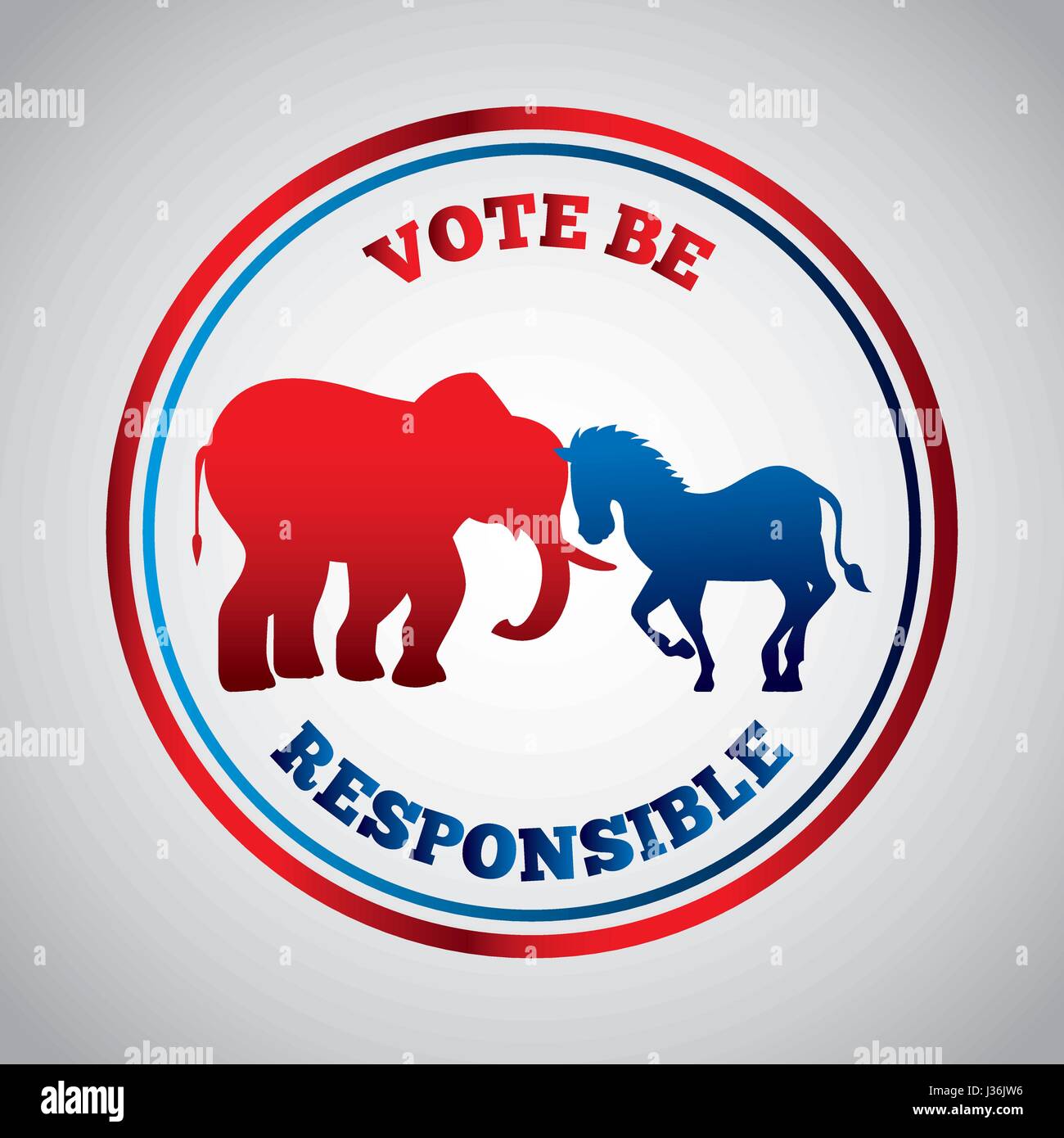 US presidential voting concept Stock Vector Image & Art - Alamy