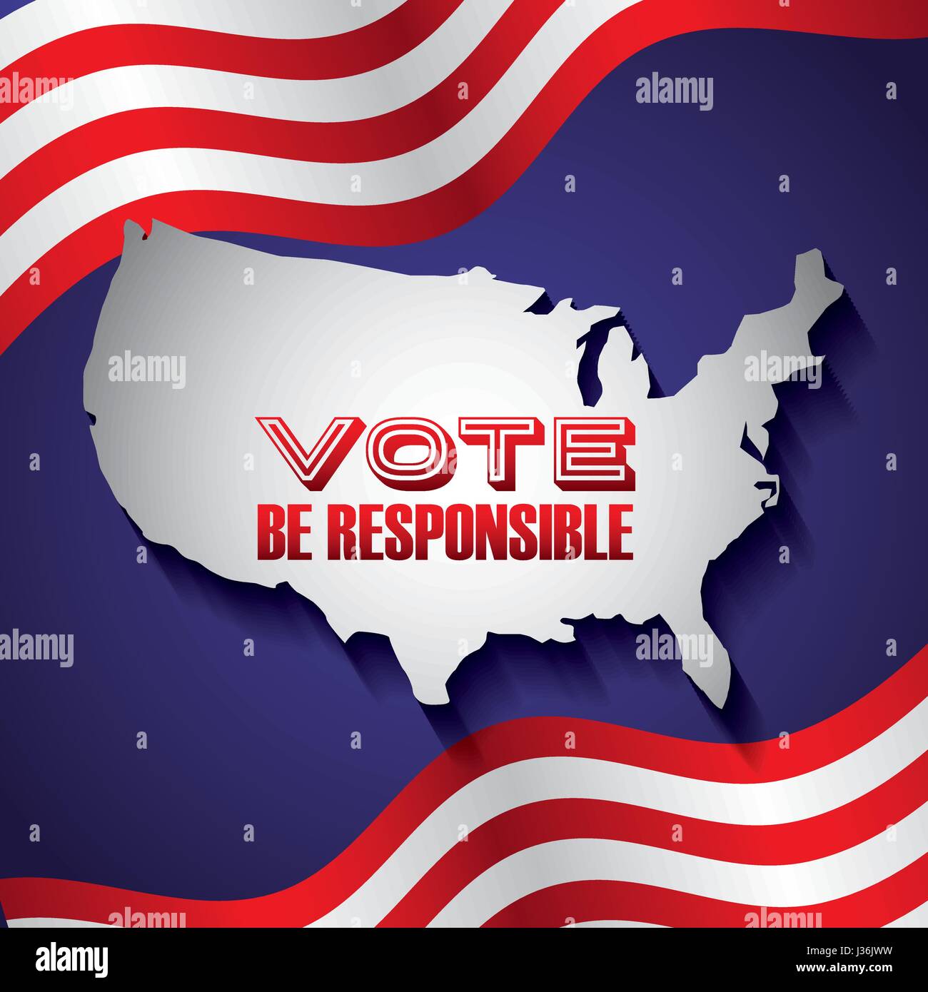 US presidential voting concept Stock Vector Image & Art - Alamy