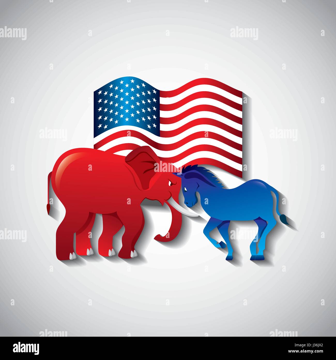 US presidential voting concept Stock Vector Image & Art - Alamy