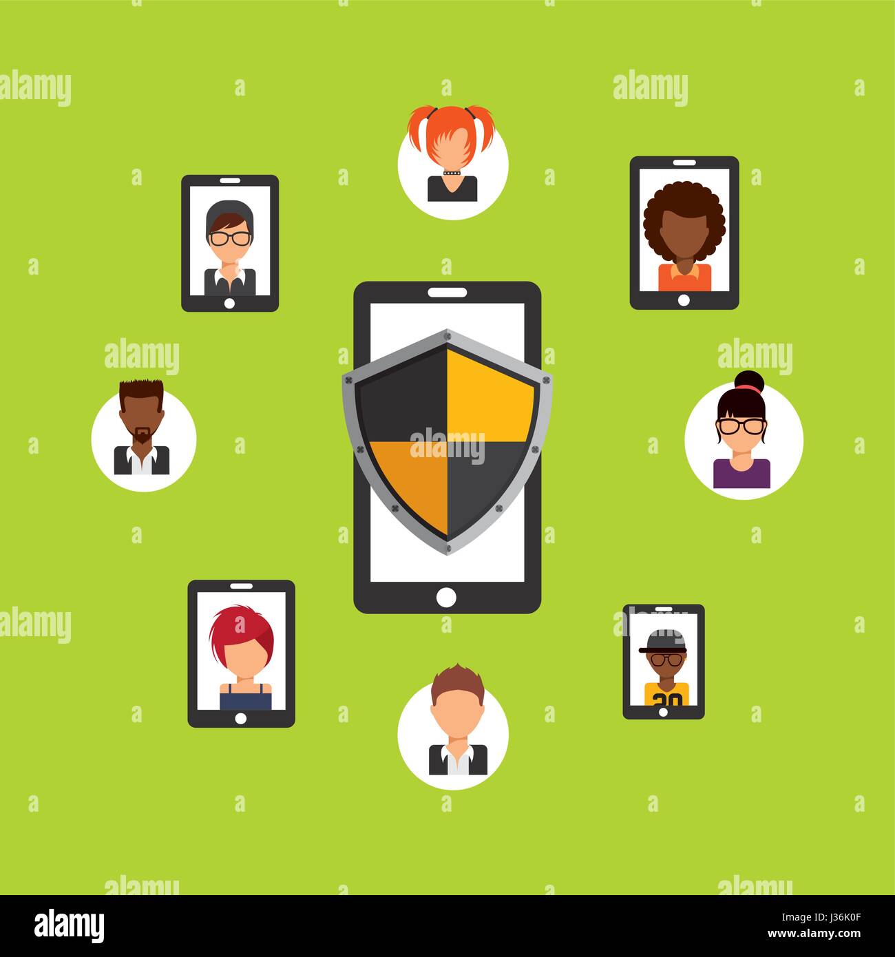 smartphone technology device electronic icon Stock Vector Image & Art ...