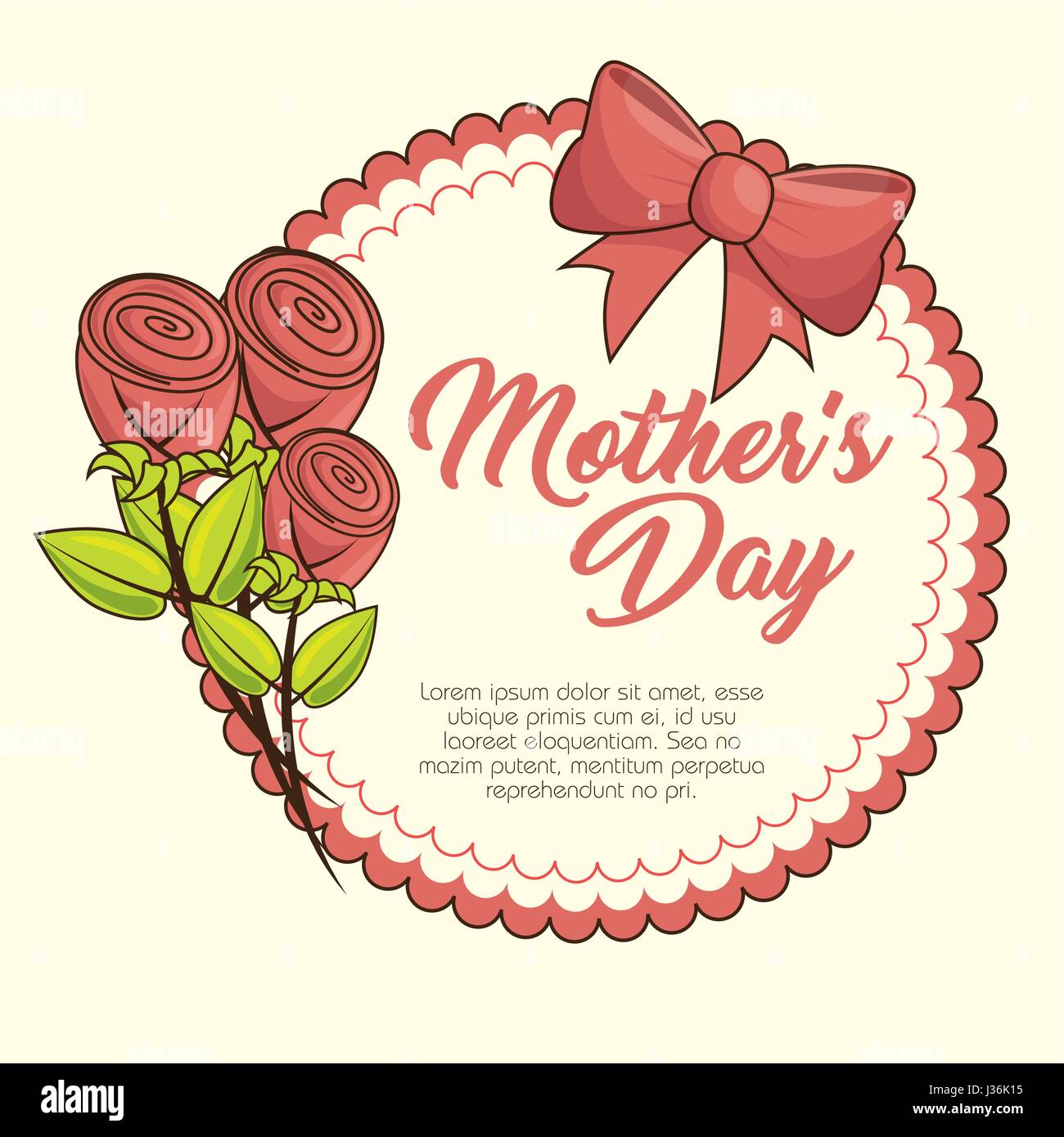 happy mothers day card Stock Vector Image & Art - Alamy