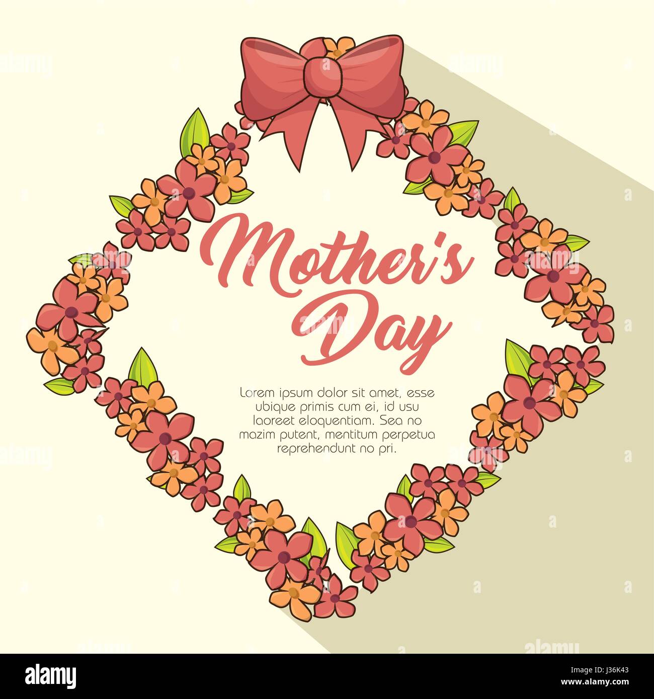 happy mothers day card Stock Vector Image & Art - Alamy