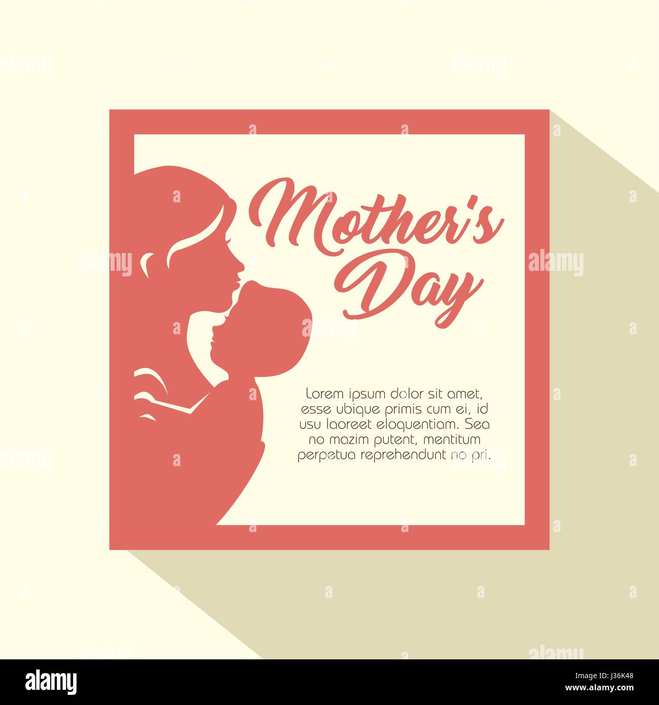 happy mothers day card Stock Vector Image & Art - Alamy