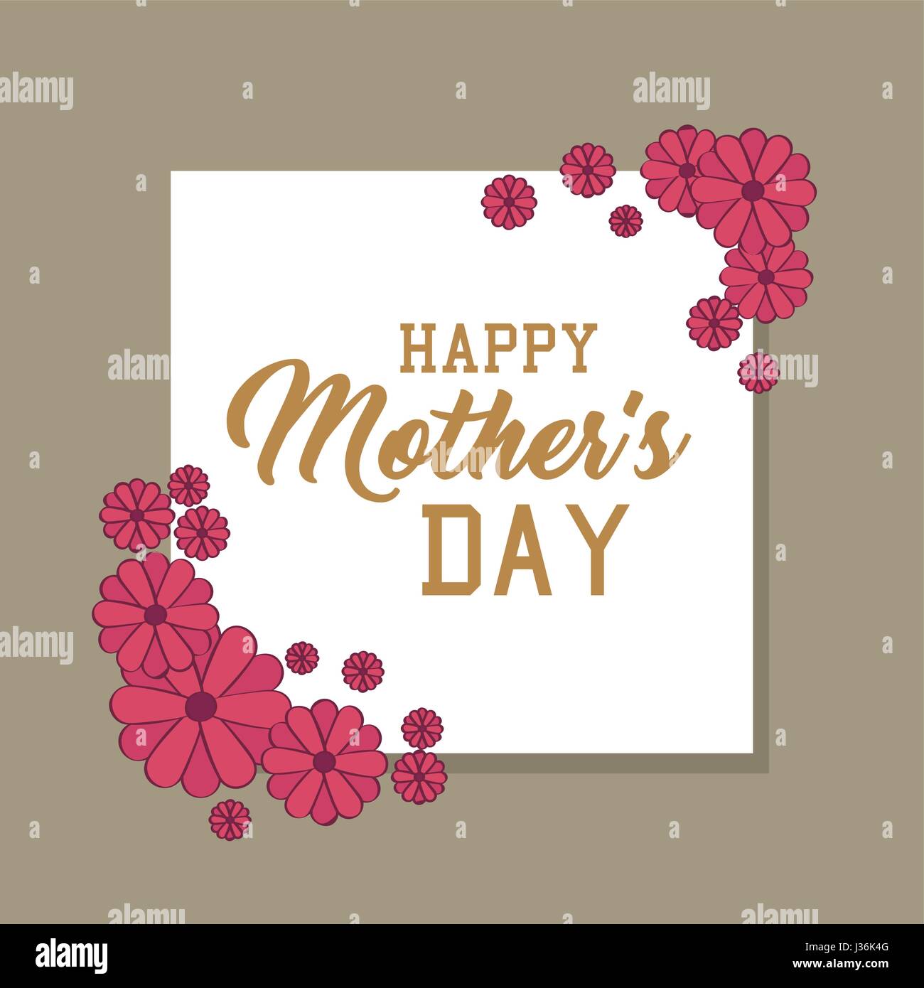happy mothers day card Stock Vector Image & Art - Alamy