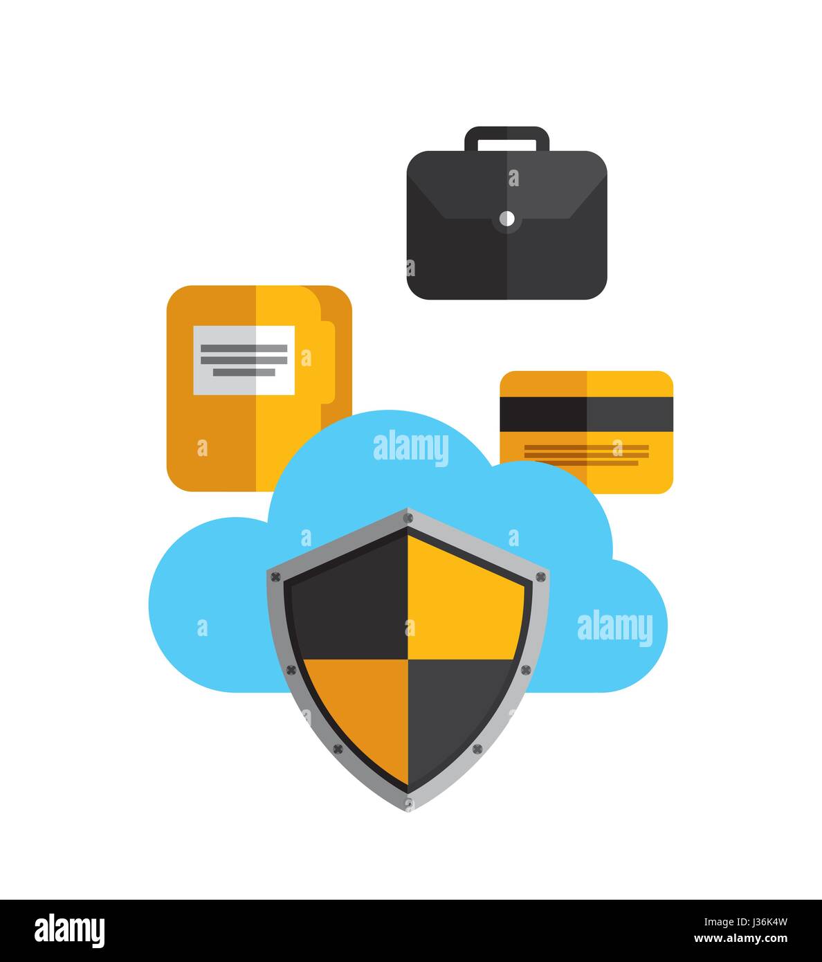 office supplies set icons Stock Vector Image & Art - Alamy