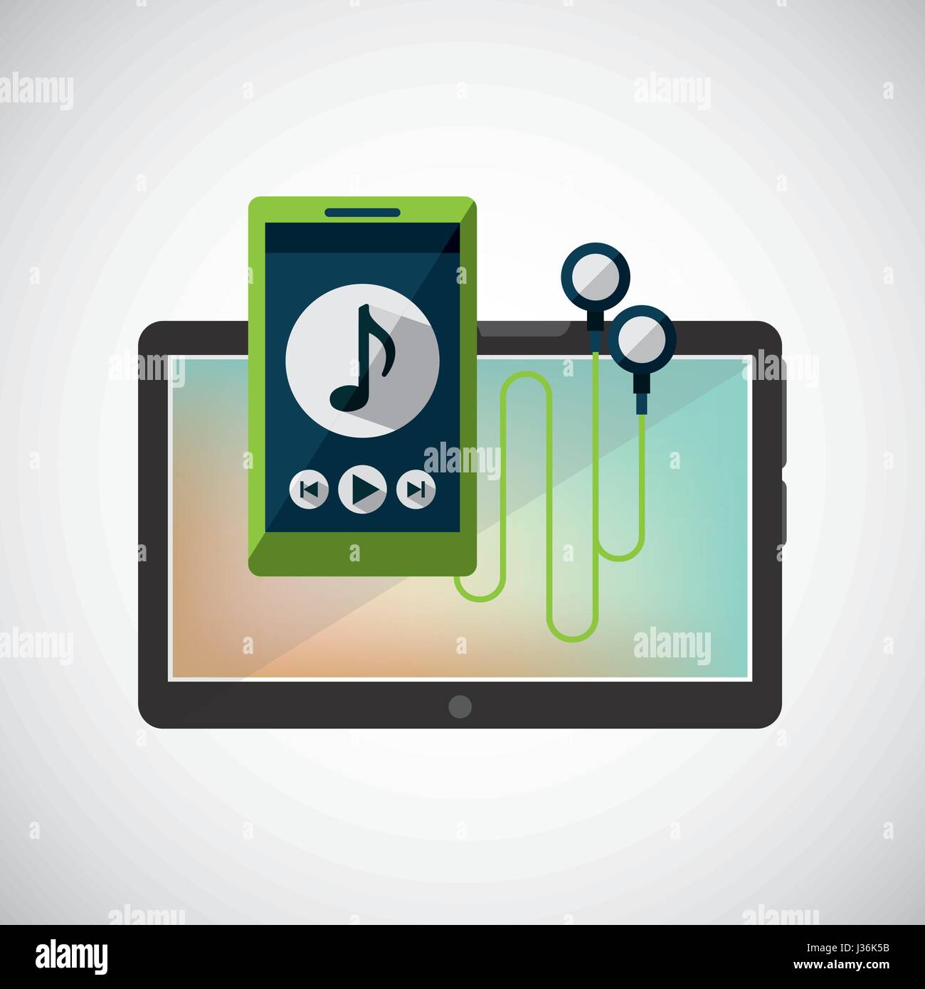 tablet technology device icon Stock Vector Image & Art - Alamy