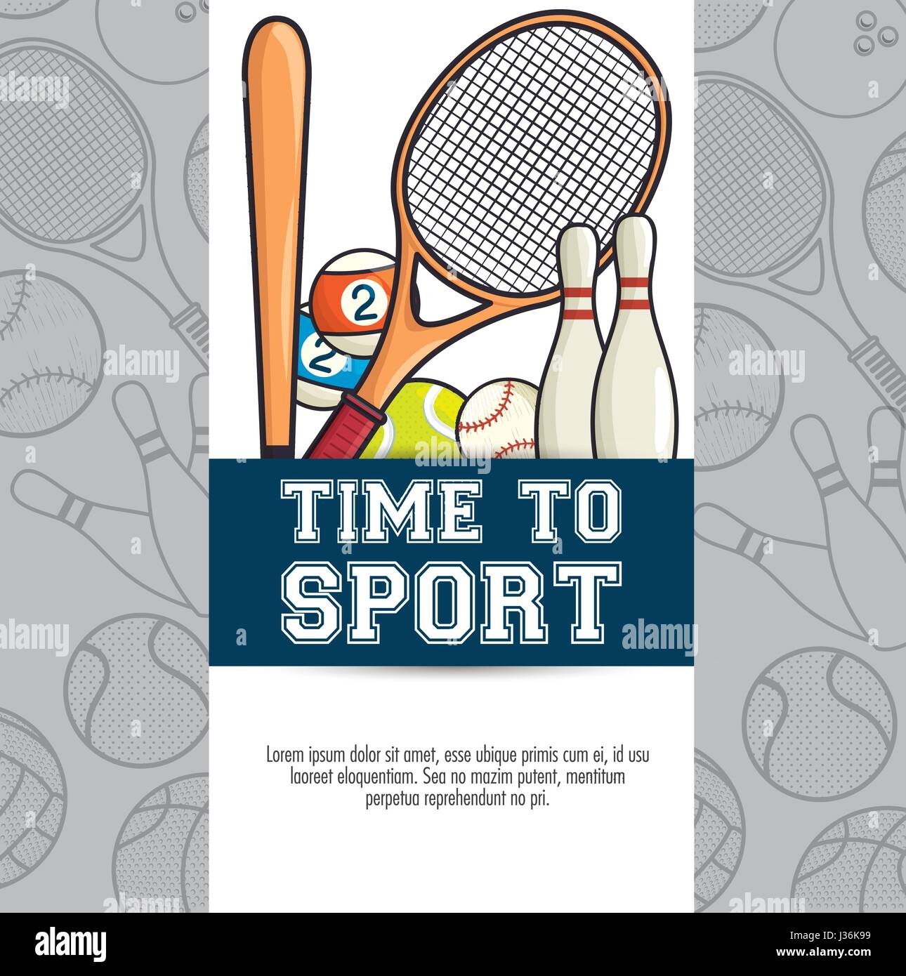 sports equipment flat icons Stock Vector Image & Art - Alamy
