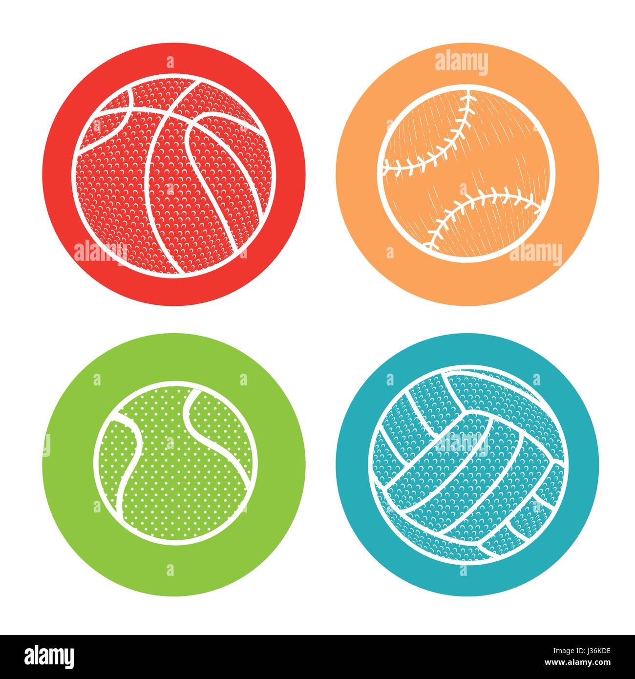 Balls jump Stock Vector Images - Alamy