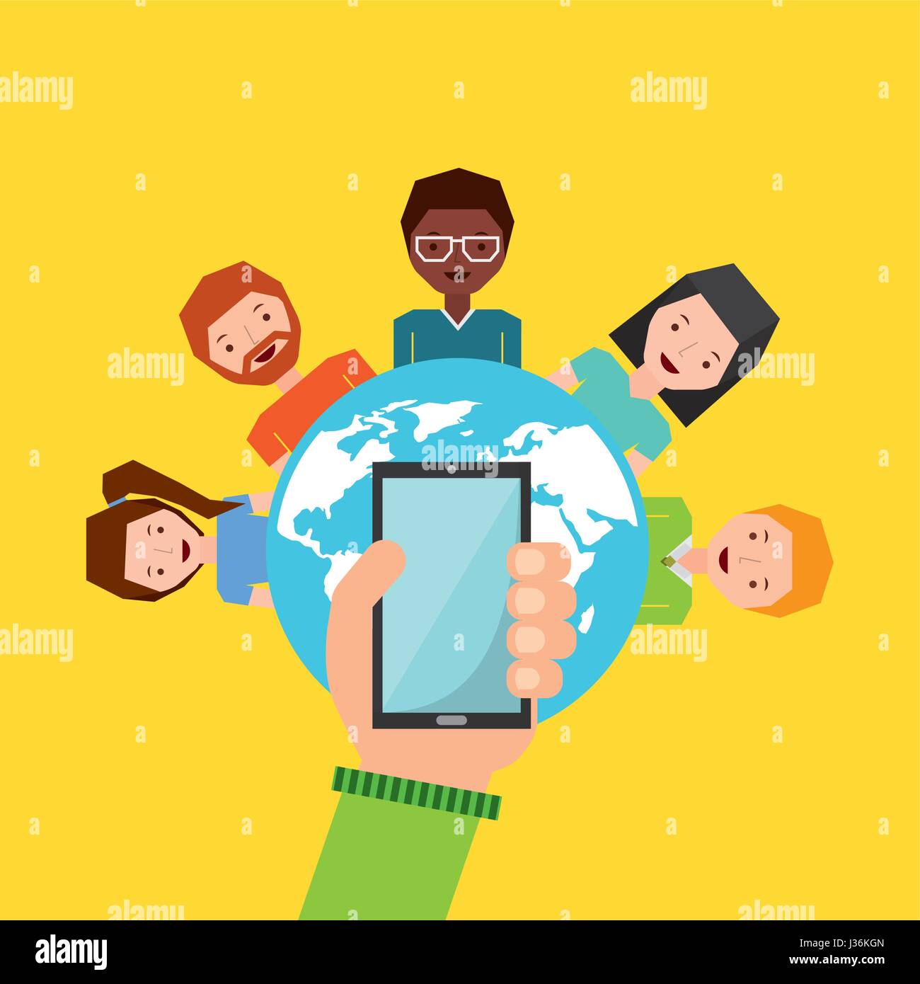 world planet earth community Stock Vector Image & Art - Alamy