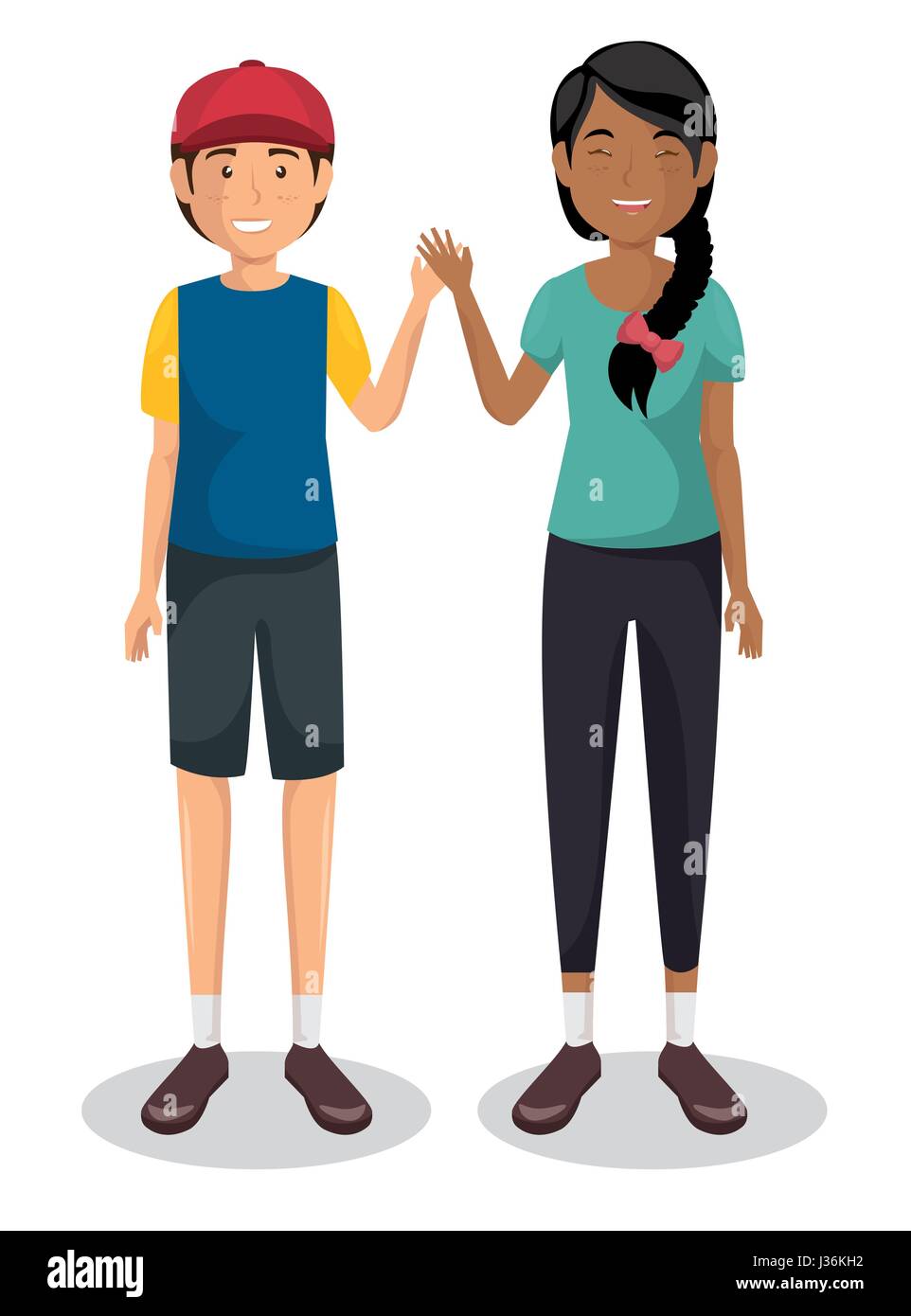 Couple of young parents Stock Vector Image & Art - Alamy