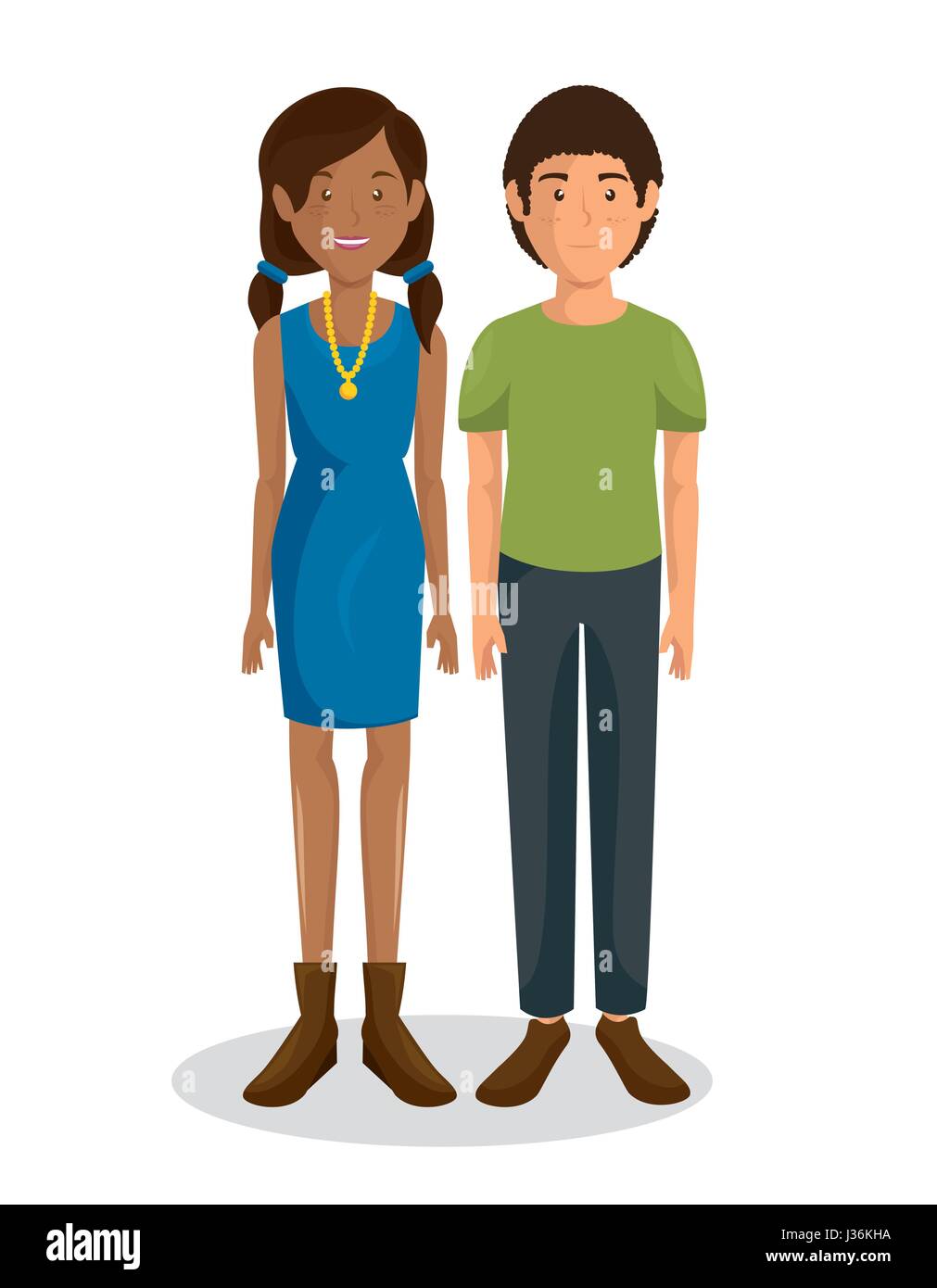 Couple of young parents Stock Vector Image & Art - Alamy