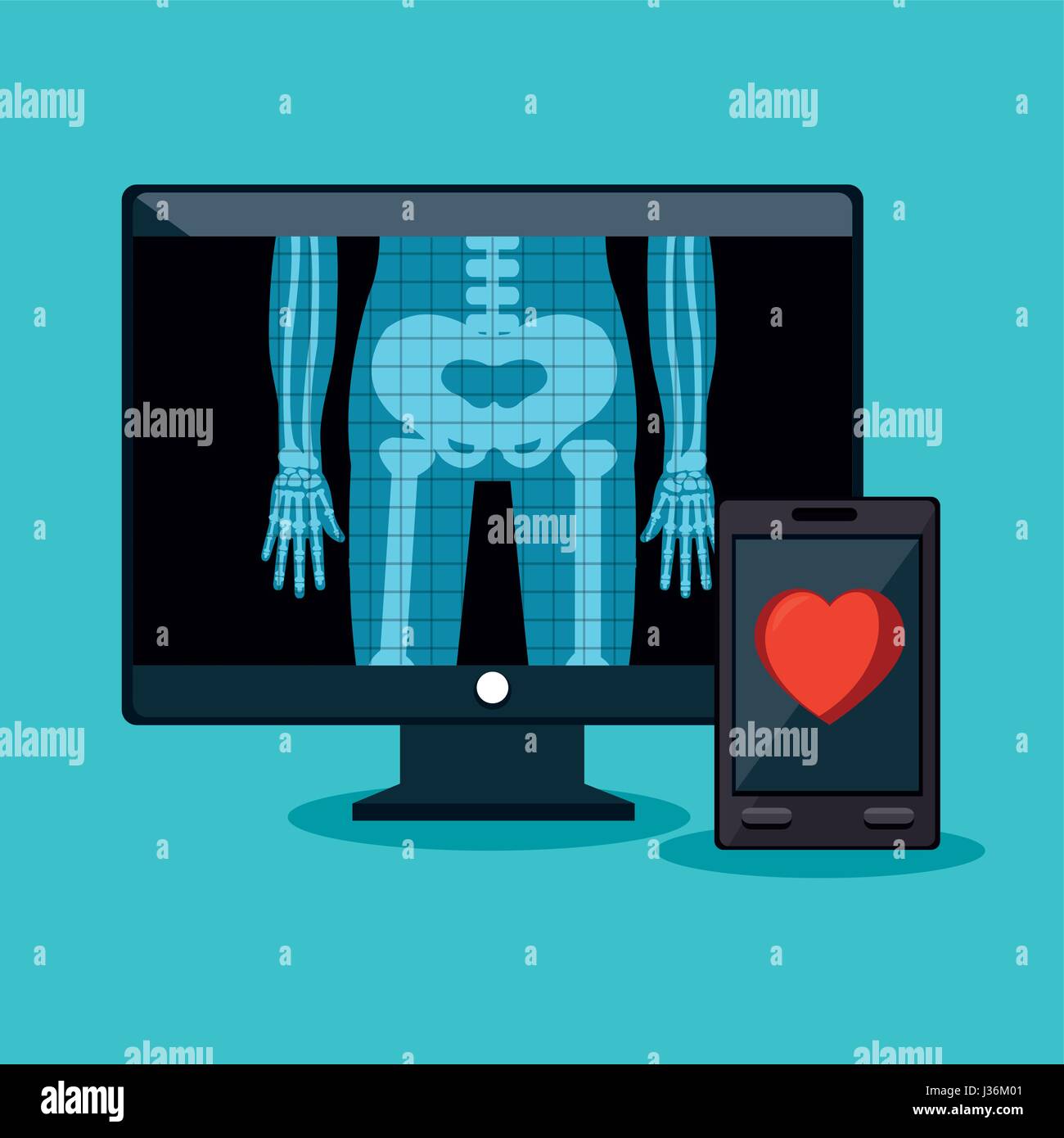 digital healthcare technology icon Stock Vector Image & Art - Alamy