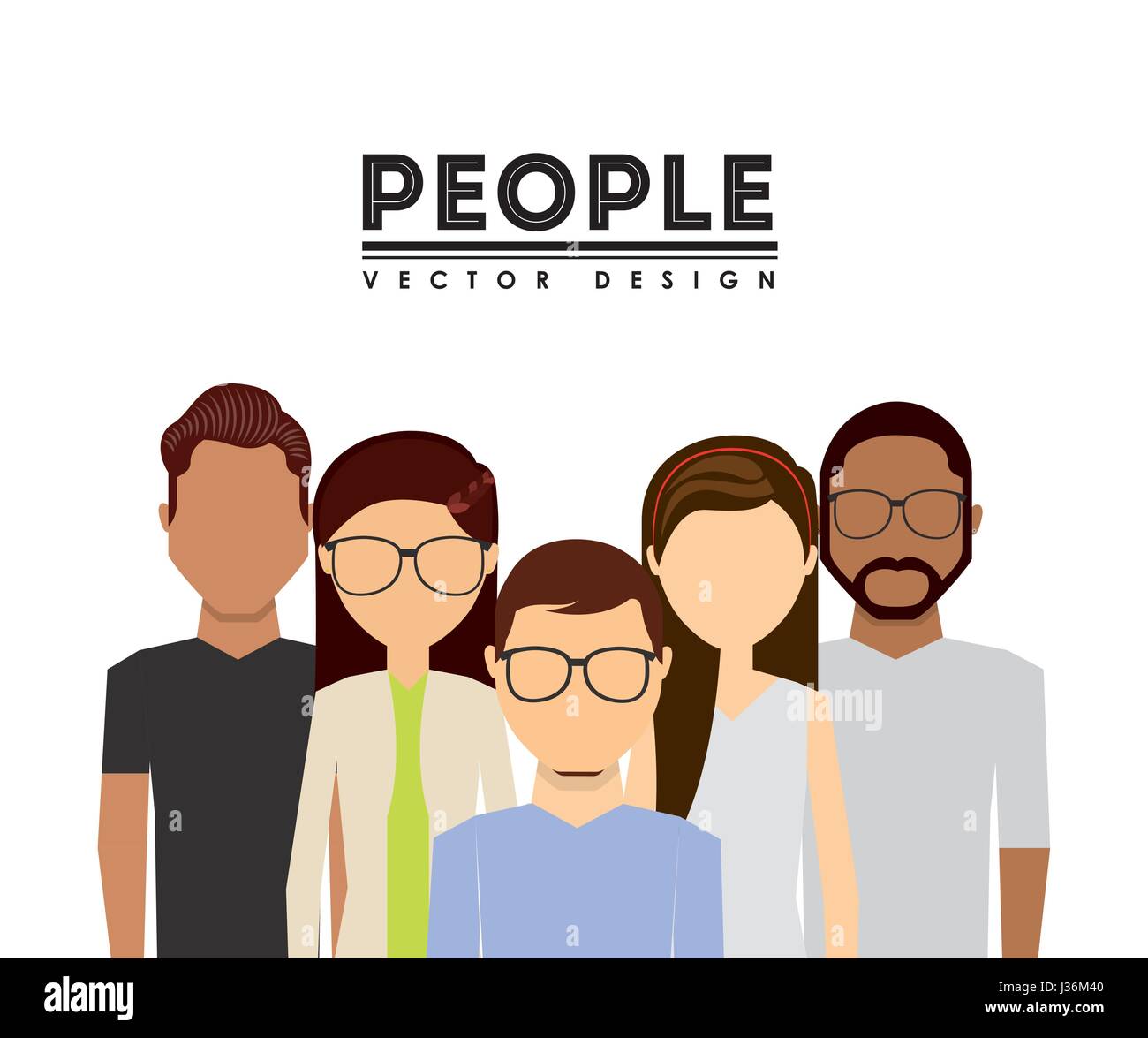 A group of people design Stock Vector Image & Art - Alamy