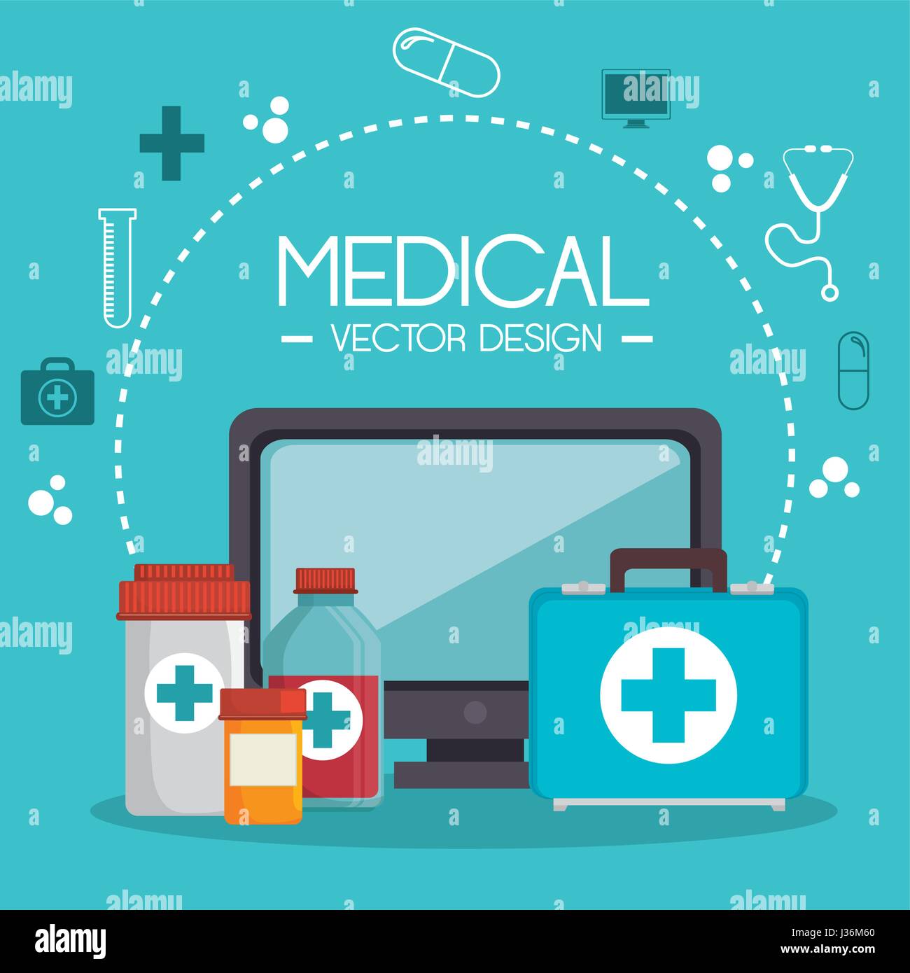 digital healthcare technology icon Stock Vector Image & Art - Alamy