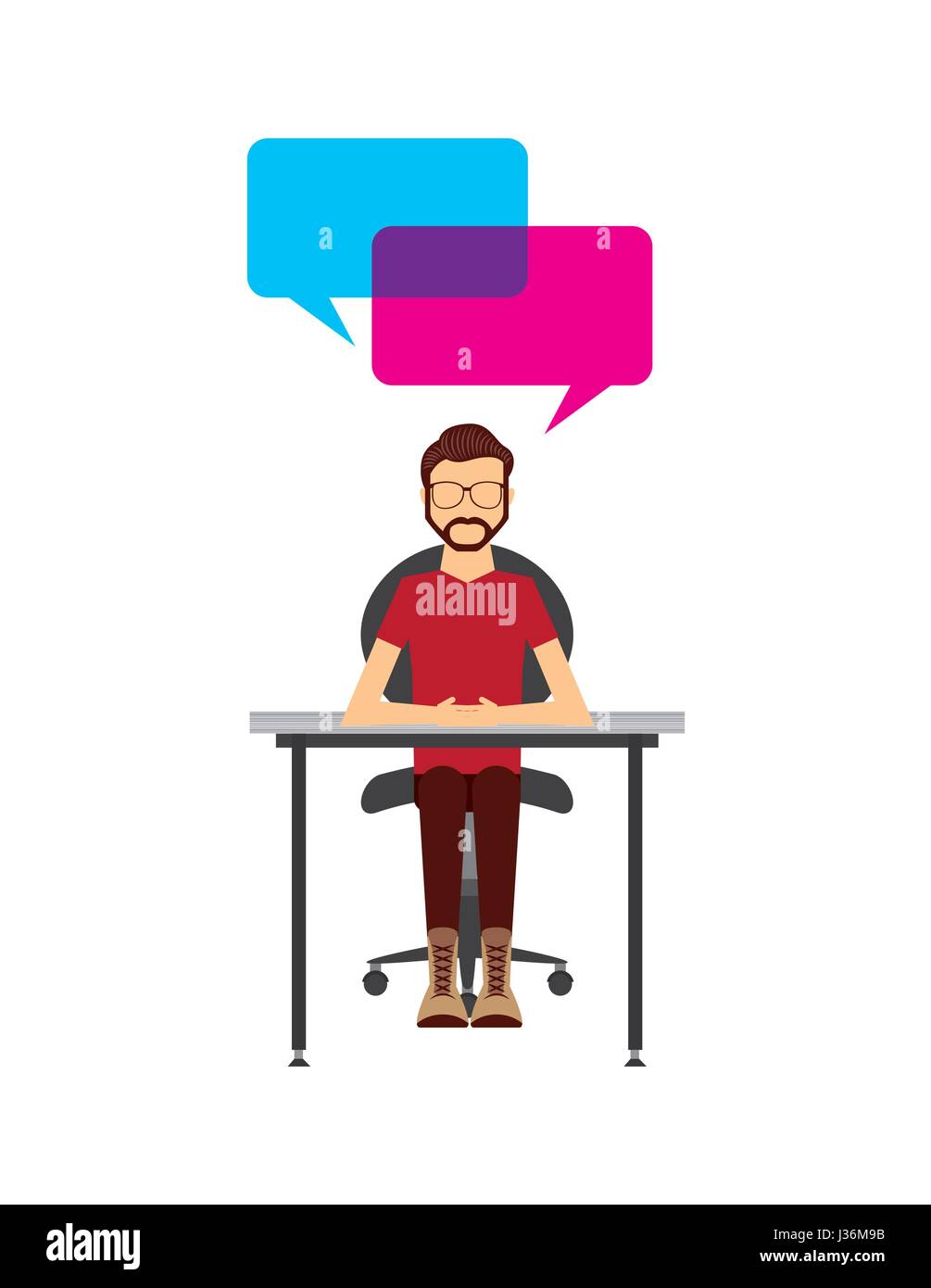 people talk design Stock Vector Image & Art - Alamy