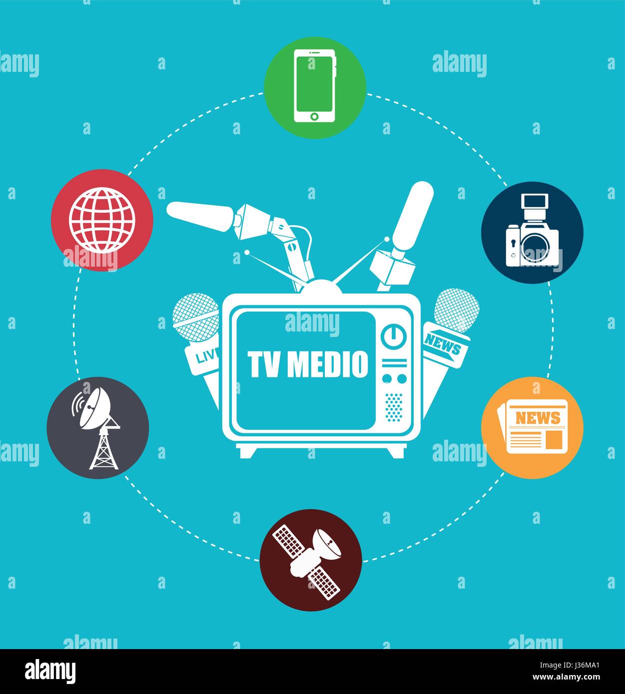 tv media live streaming Stock Vector Image & Art - Alamy