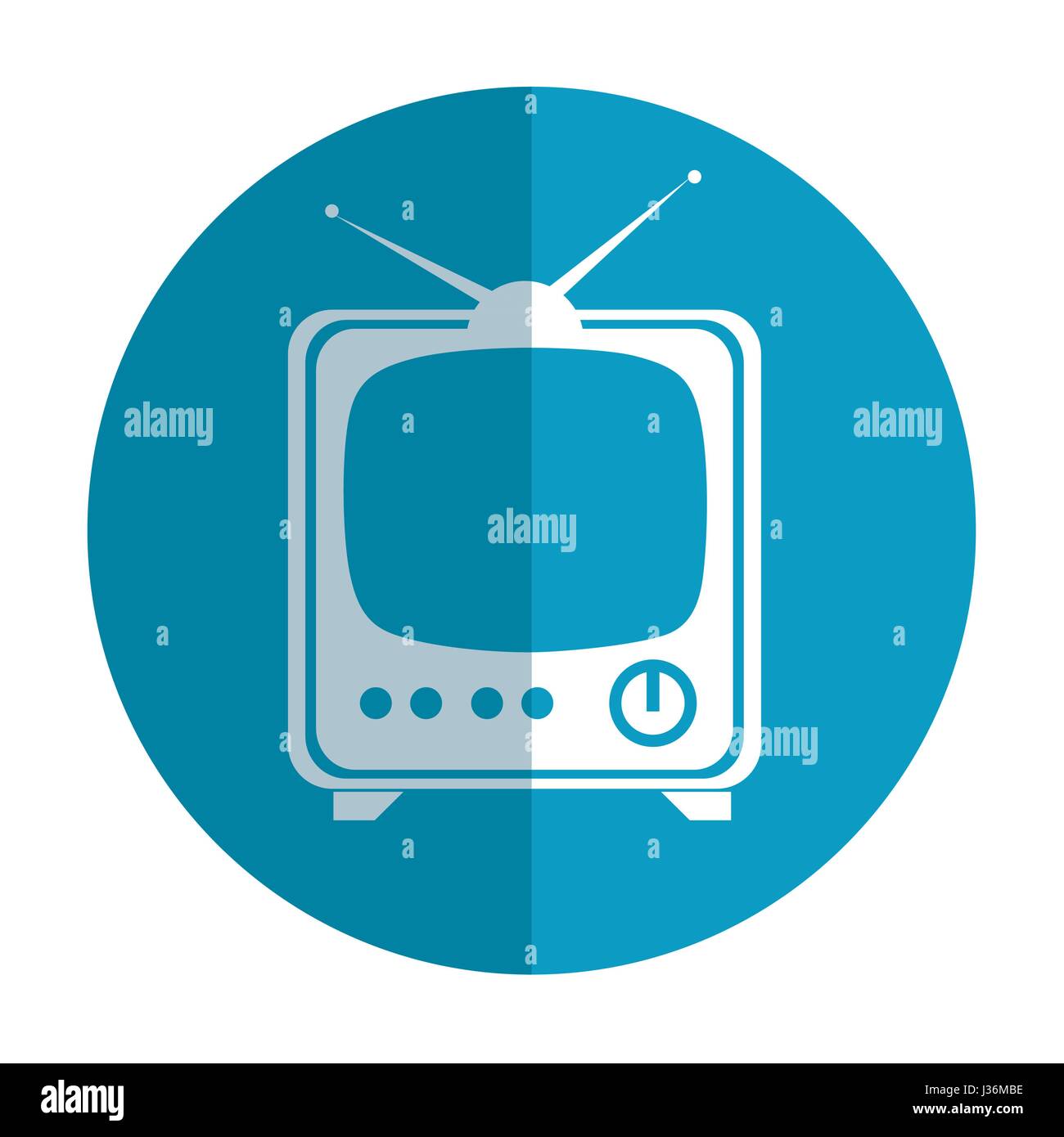 Tv media Stock Vector Images - Alamy