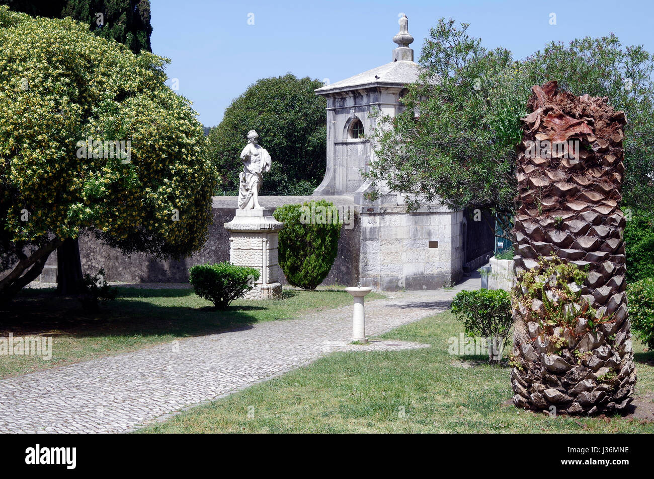 Small Public Garden, part of the aqueduct system, where the Alcantara ...