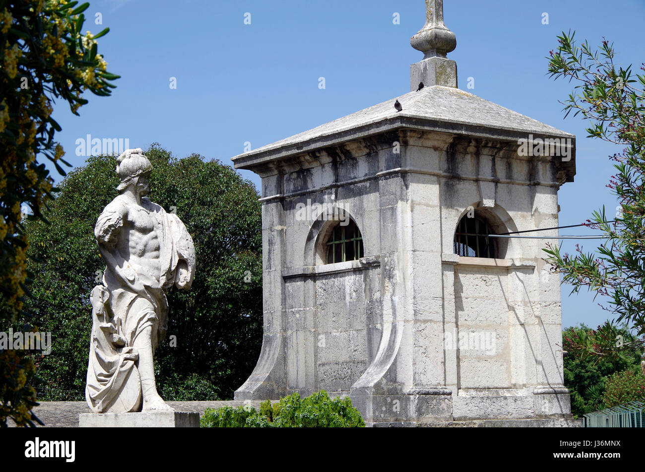 Small Public Garden, part of the aqueduct system, where the Alcantara ...