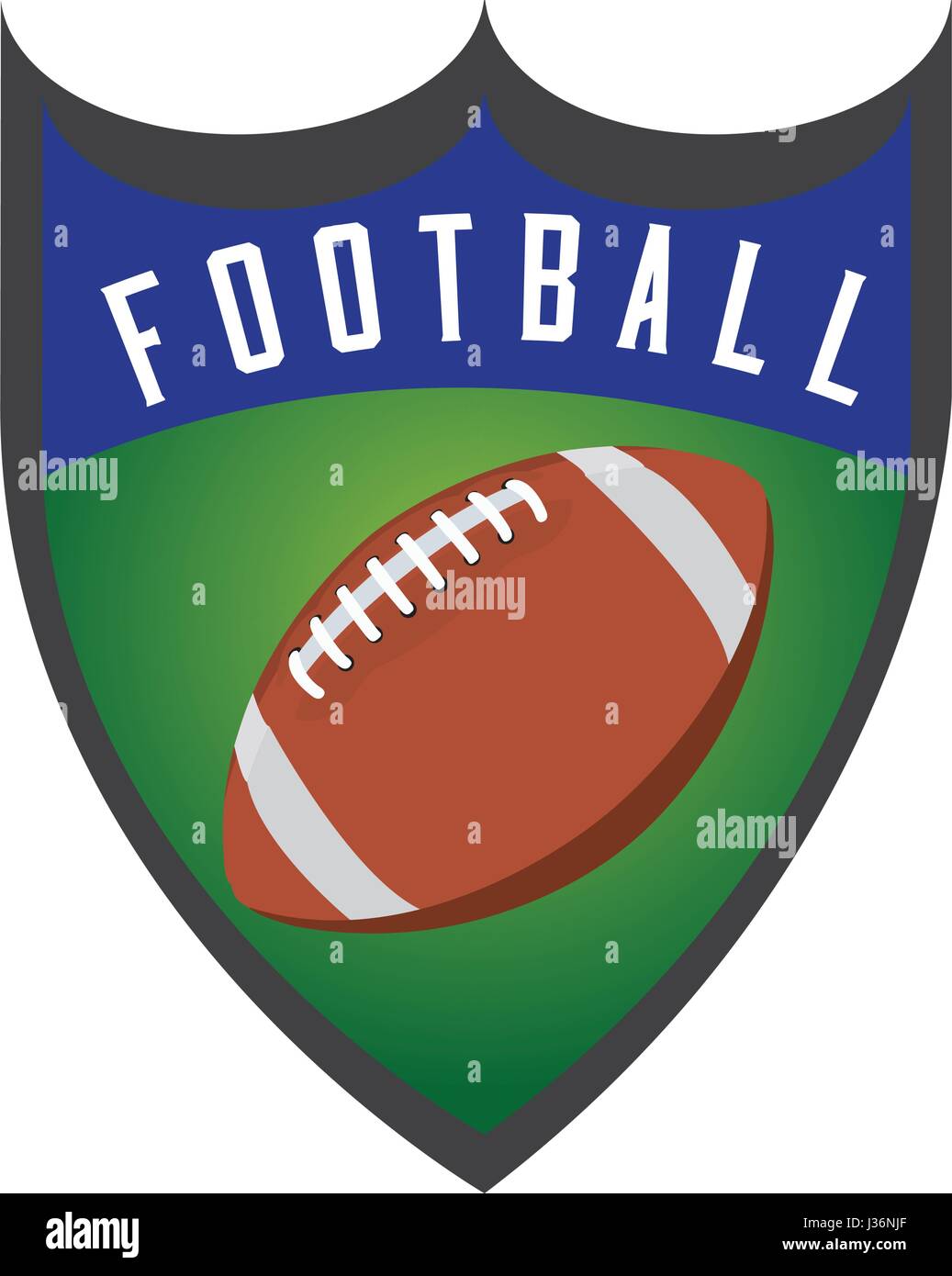 Isolated football emblem Stock Vector Image & Art - Alamy