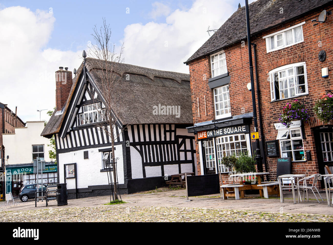 the Picturesque Town of Sandbach in South Cheshire England Stock Photo ...