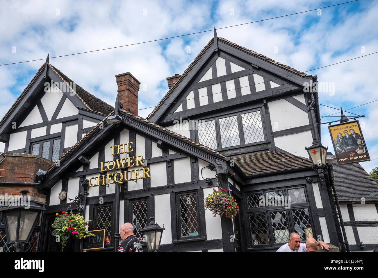 the Picturesque Town of Sandbach in South Cheshire England Stock Photo ...