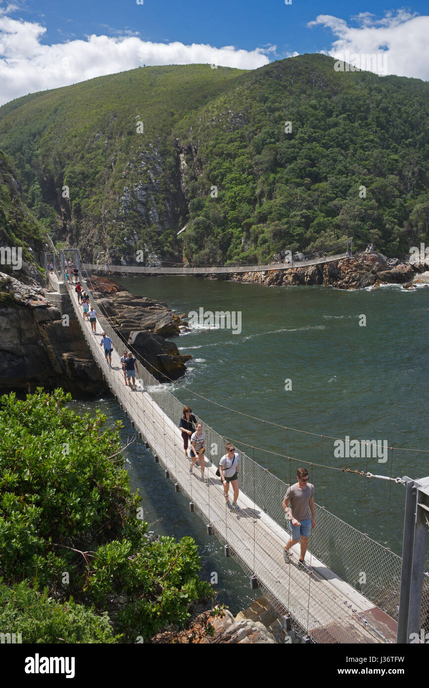 Suspension bridges Storms River Mouth Tsitsikamma National Park Garden ...