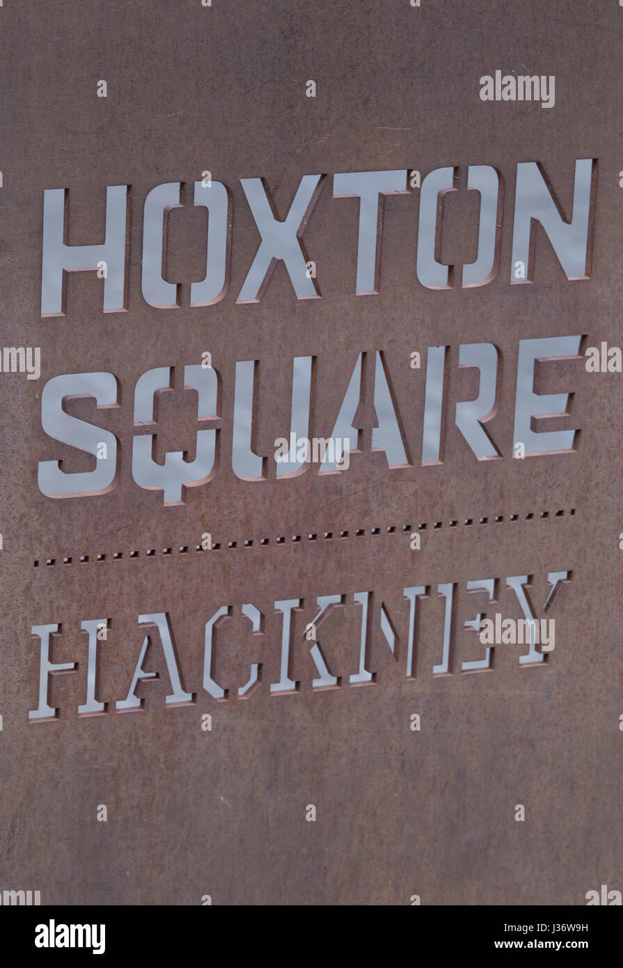 Sign in Hoxton Square in east London,UK Stock Photo - Alamy