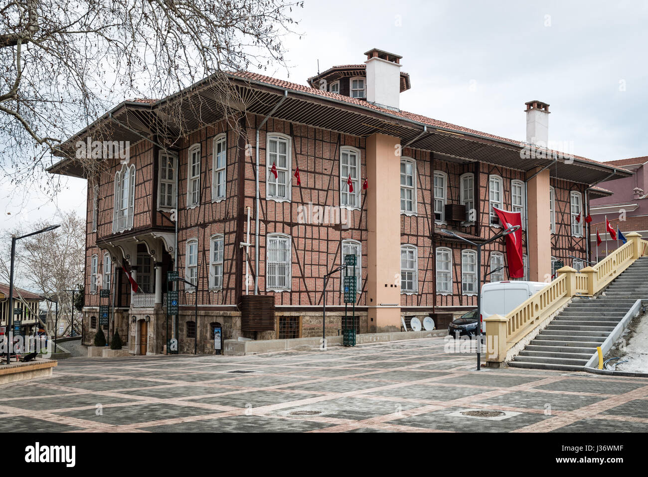Bursa, Turkey - February 04, 2017: Exterior view of the historic ...