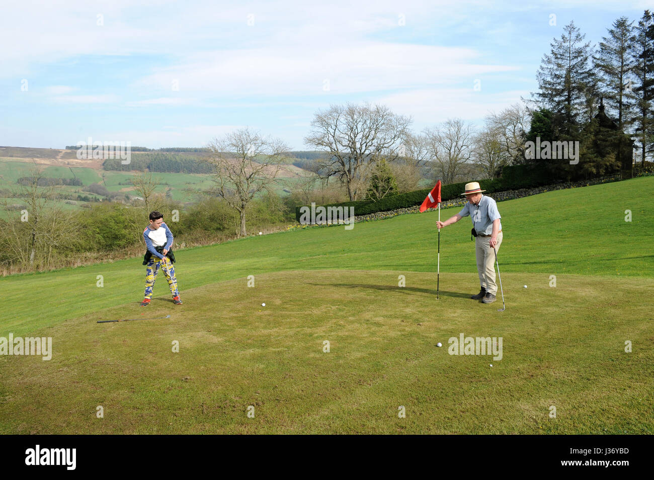 Rosedale Abbey Golf course , North Yorkshire Stock Photo - Alamy