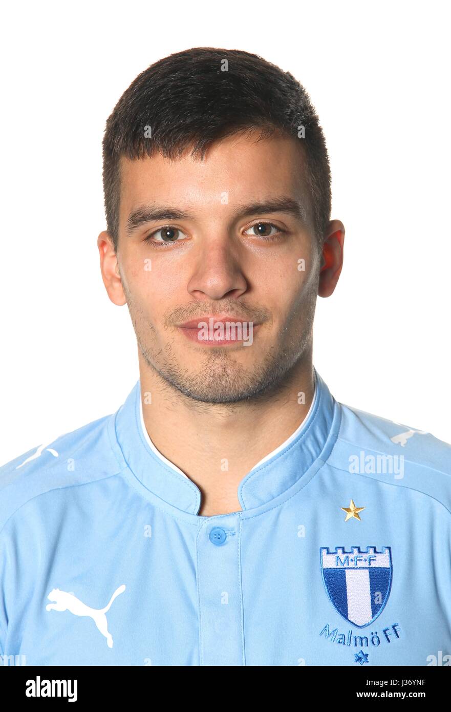 Vladimir Rodic Halvfigur @Leverans Allsvenskan 2016 Fotboll Stock Photo ...