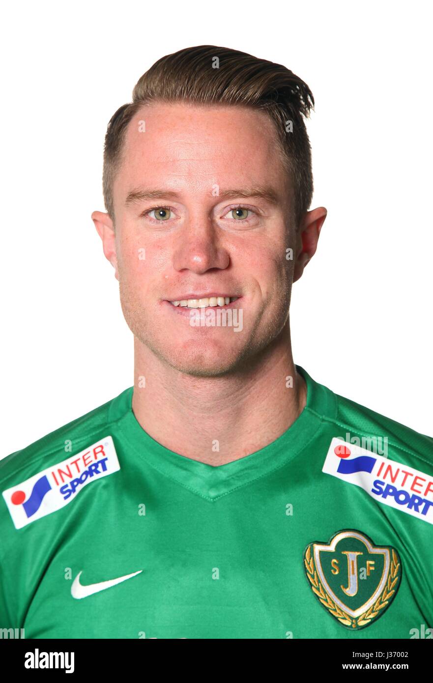 Tommy Thelin Halvfigur @Leverans Allsvenskan 2016 Fotboll Stock Photo ...