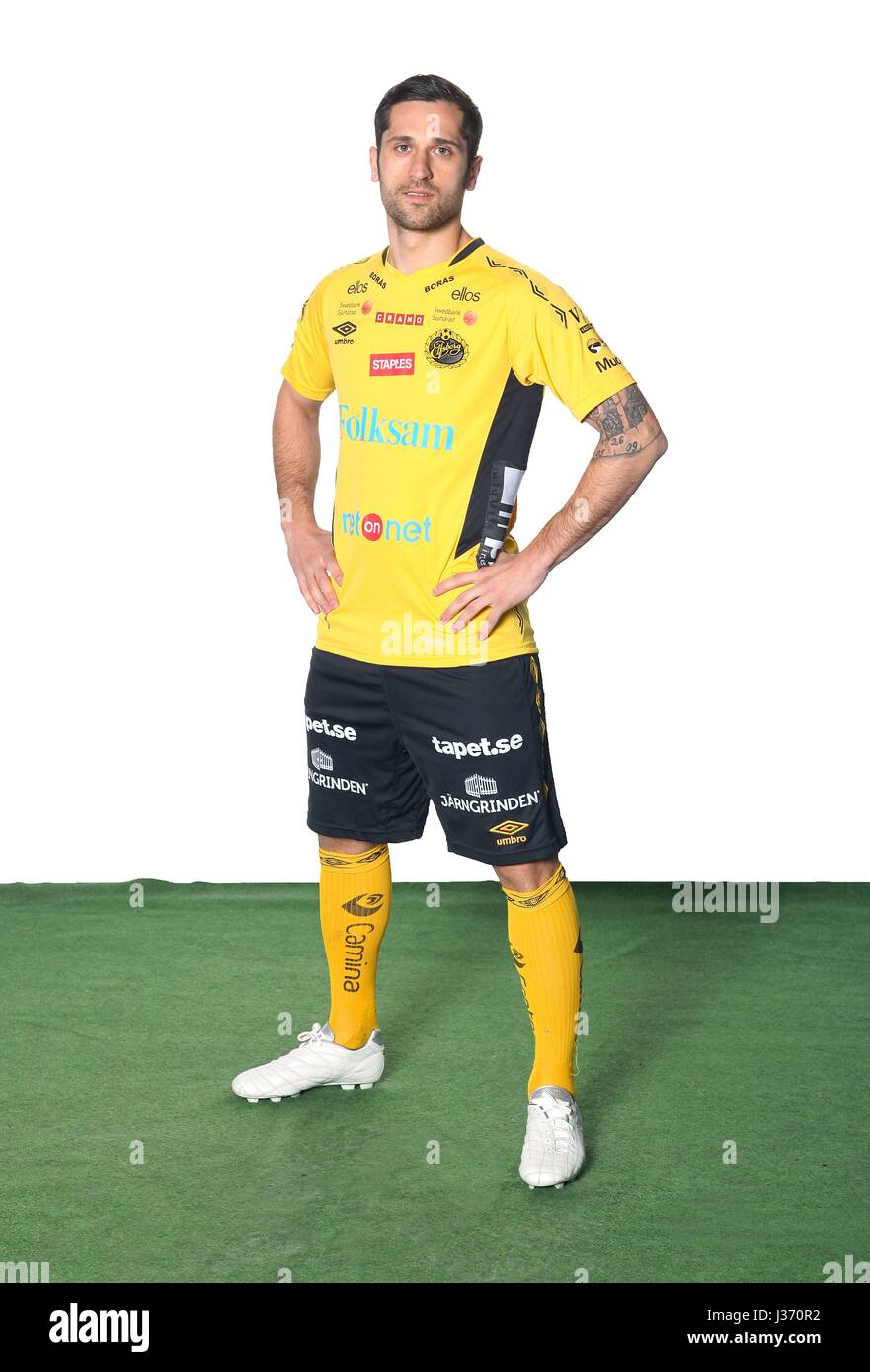 Emir Bajrami Helfigur @Leverans Allsvenskan 2016 Fotboll Stock Photo ...
