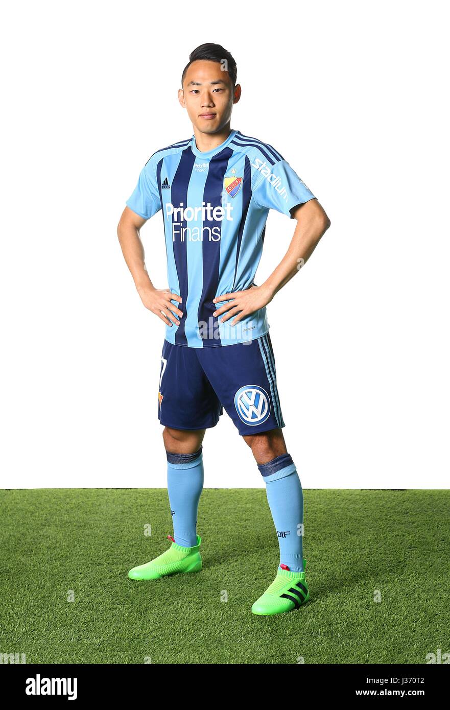 Seon Min Moon Helfigur @Leverans Allsvenskan 2016 Fotboll Stock Photo - Alamy