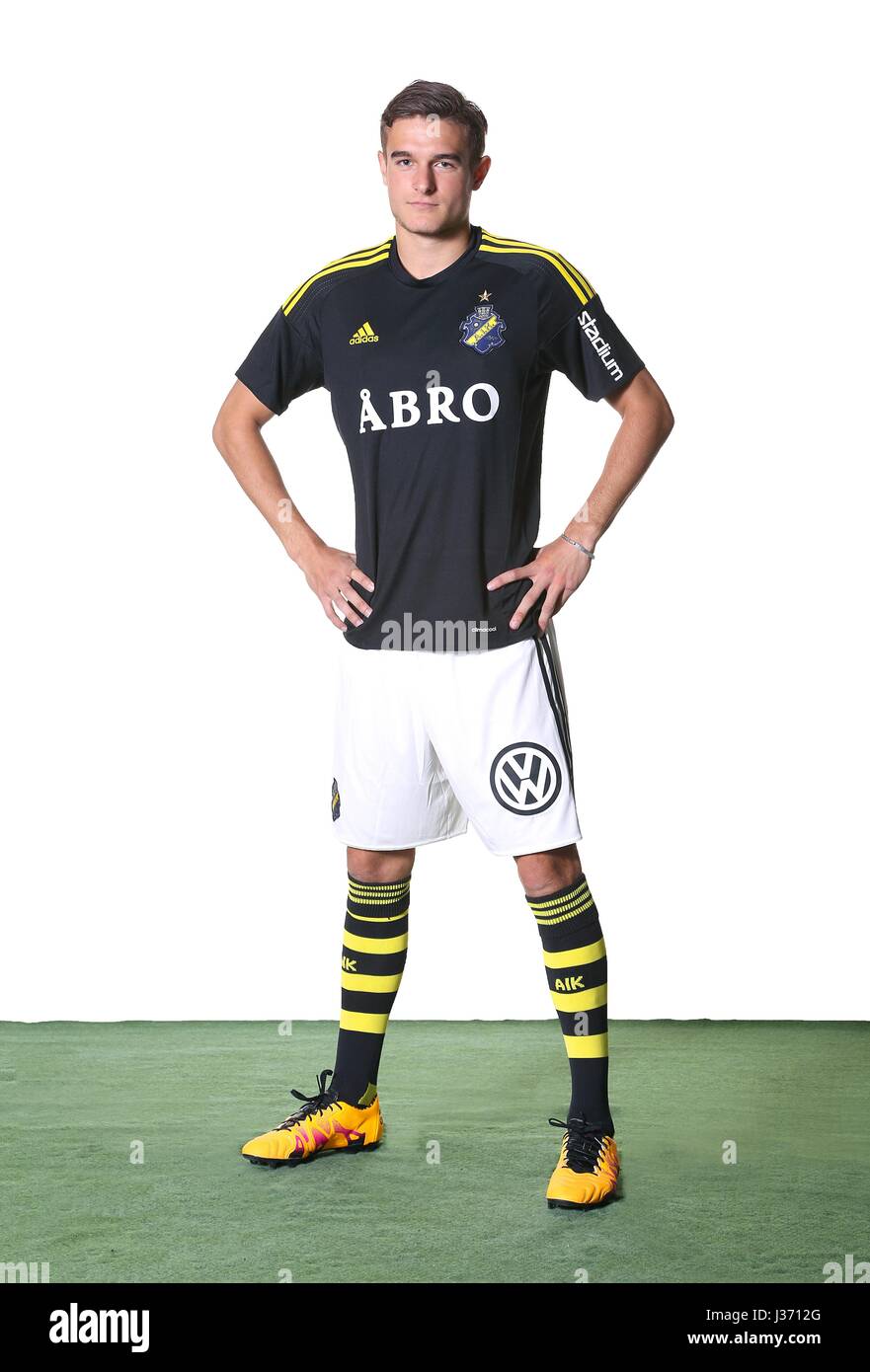 Christos Gravius Helfigur @Leverans Allsvenskan 2016 Fotboll Stock ...