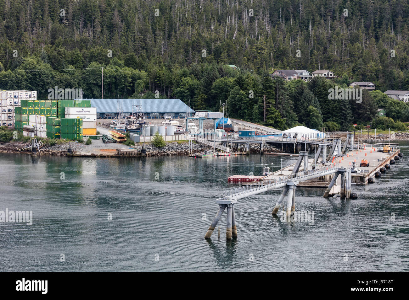 Coastline of Sitka Alaska Stock Photo - Alamy