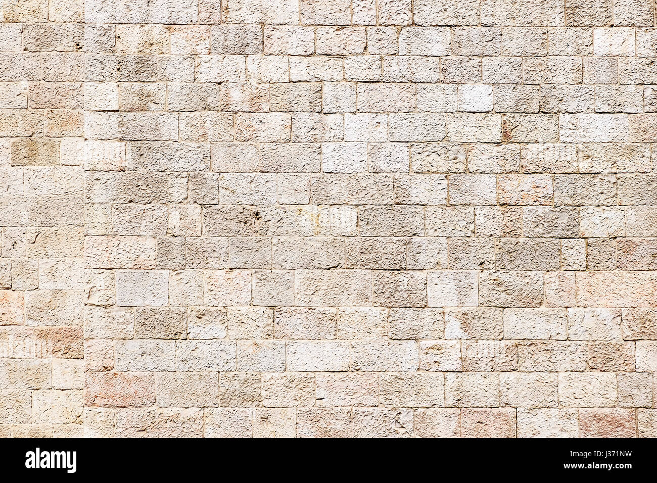 Old wall made of the Jerusalem stone wall. Israel Stock Photo - Alamy