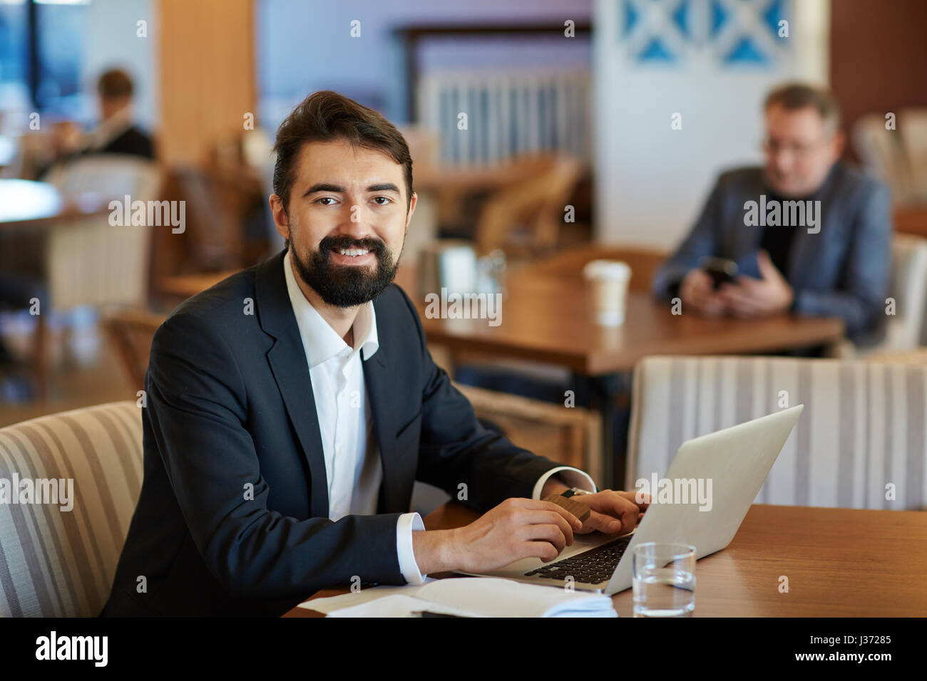 Portrait of Bearded Financial Manager Stock Photo - Alamy