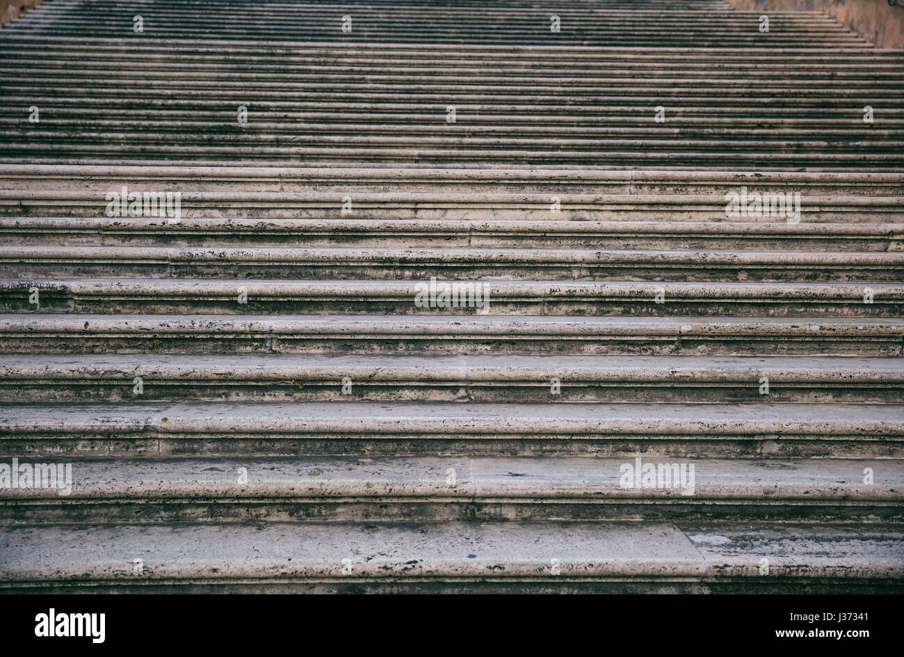 Marble stairs in Rome, Italy - full background Stock Photo - Alamy