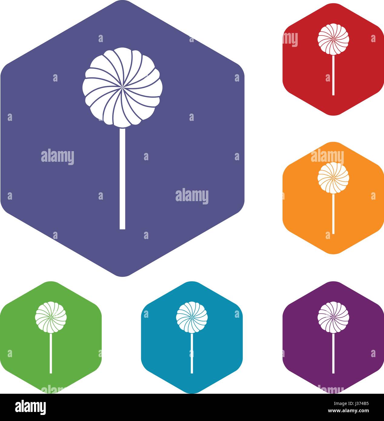 Gum hexagon hi-res stock photography and images - Alamy