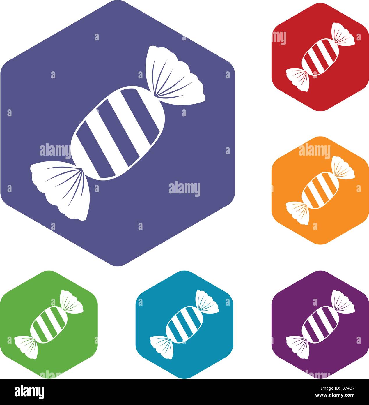 Gum hexagon hi-res stock photography and images - Alamy