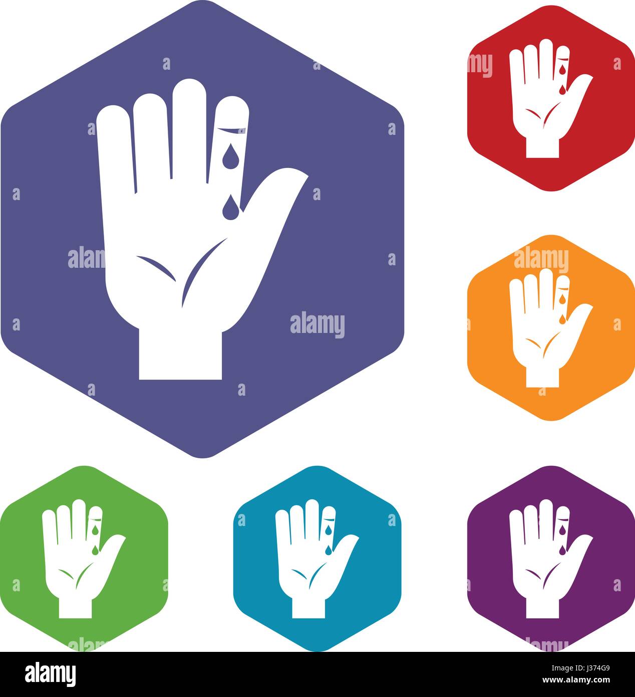 Blood Dripping Finger High Resolution Stock Photography and Images - Alamy