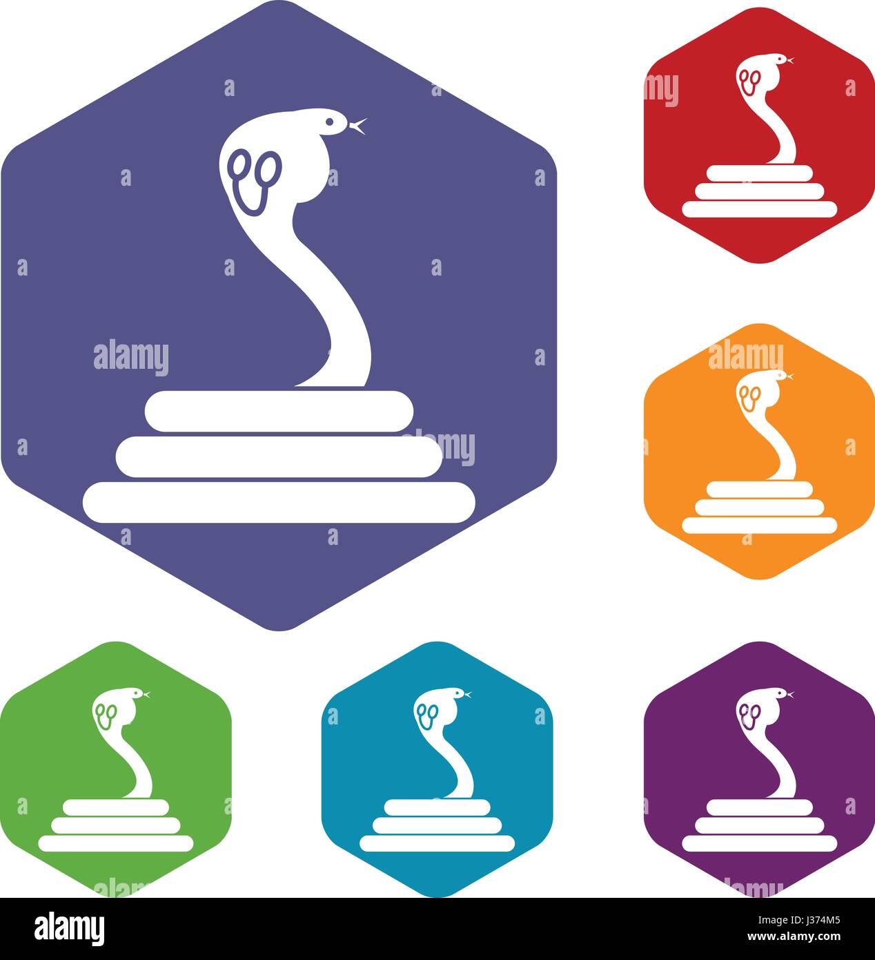 Cobra icons set hexagon Stock Vector Image & Art - Alamy Cobra icons set hexagon Stock Vector Image & Art - Alamy