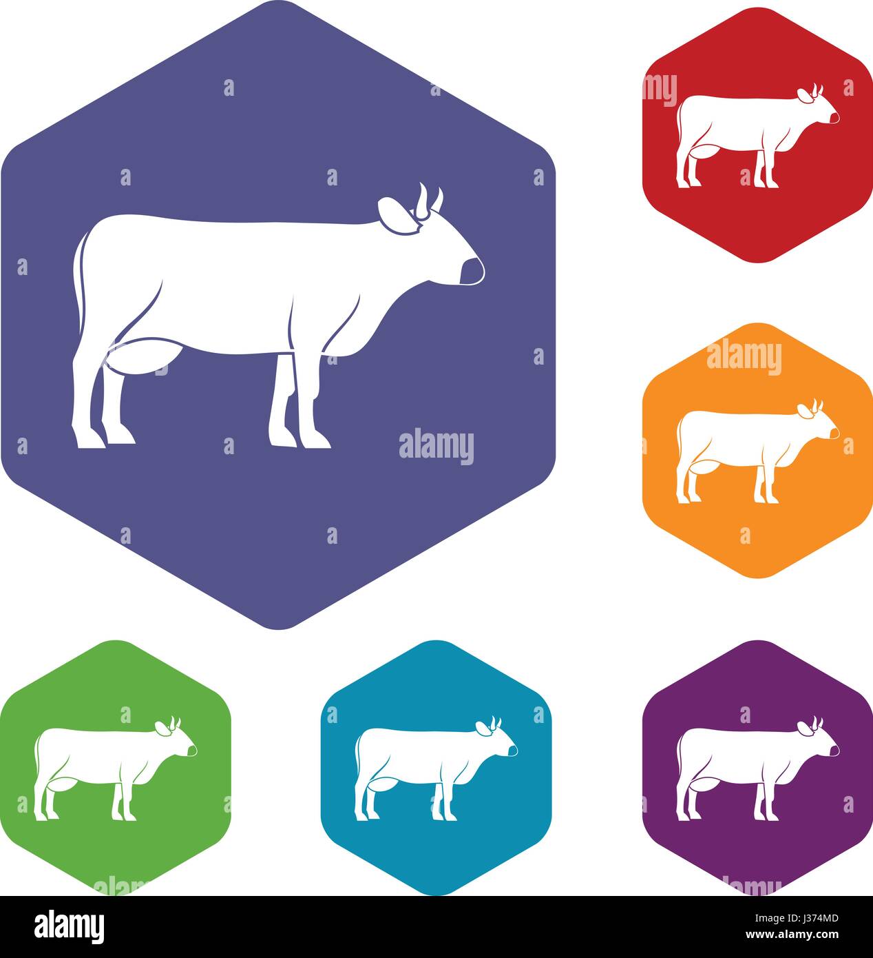 Cow feet Stock Vector Images - Alamy