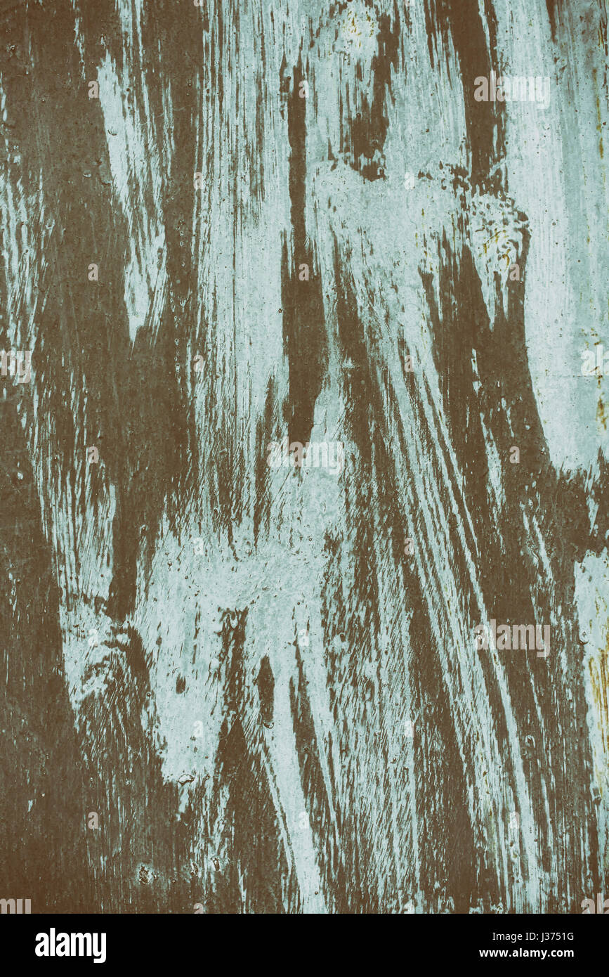 Detail of the old painted metal surface with clear surface structure ...