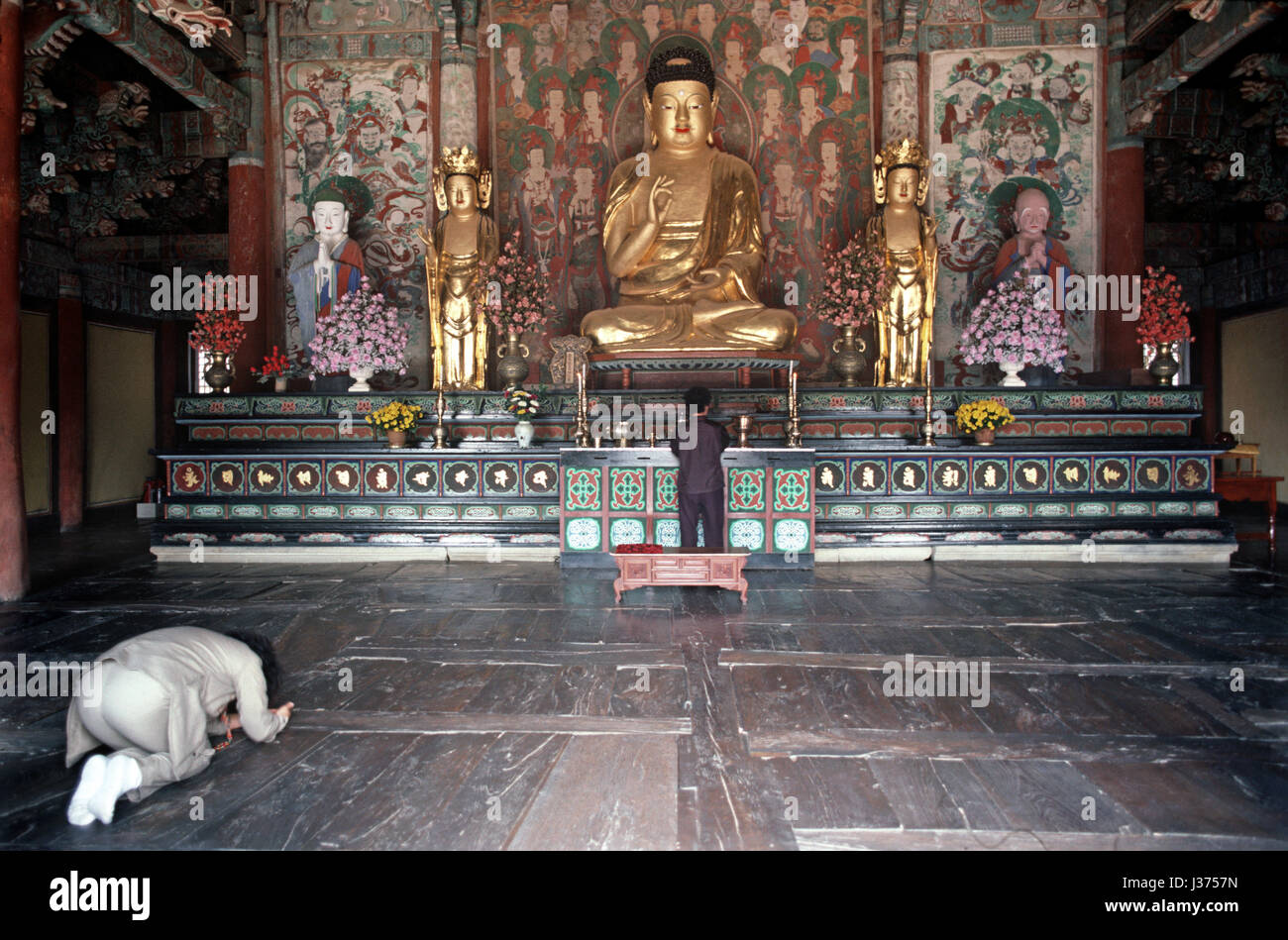 Sokkuram Temple part of the Bulguksa Temple complex, Head of the Jogye ...